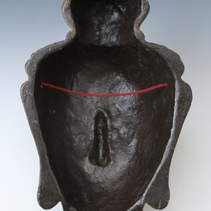 Old Vintage Large Size Paper Clay Buddhism Mask -buddha- Early Showa ...