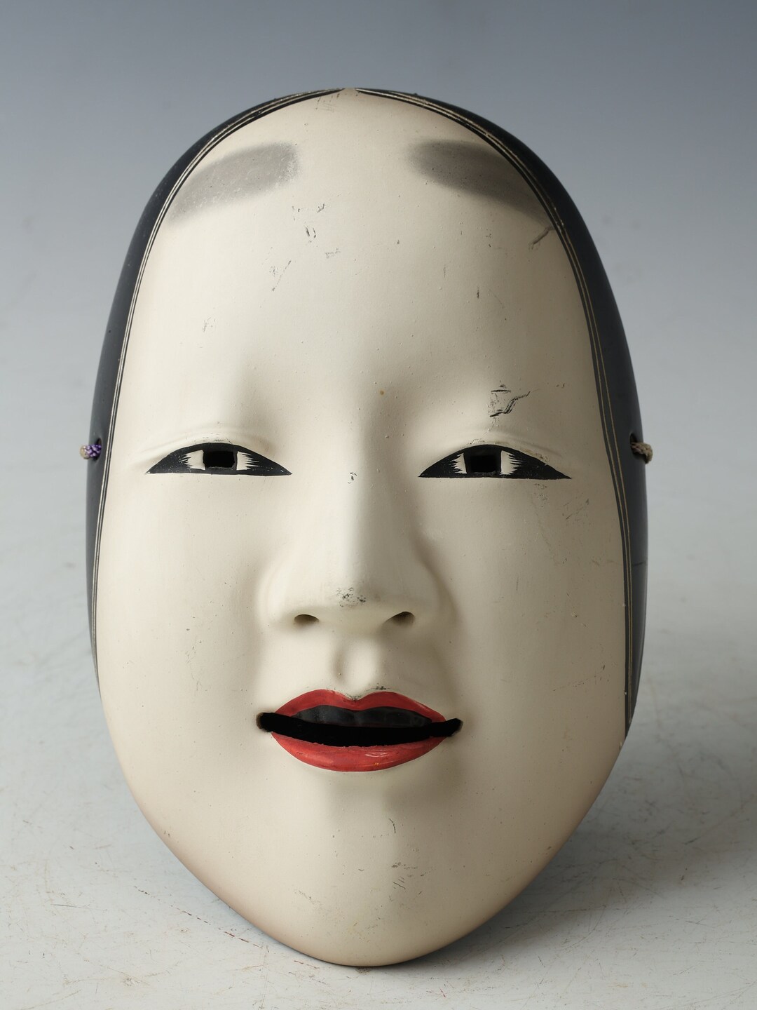 Vintage Japanese Ceramic Small NOH MASK ko Omote Young Lady - Etsy