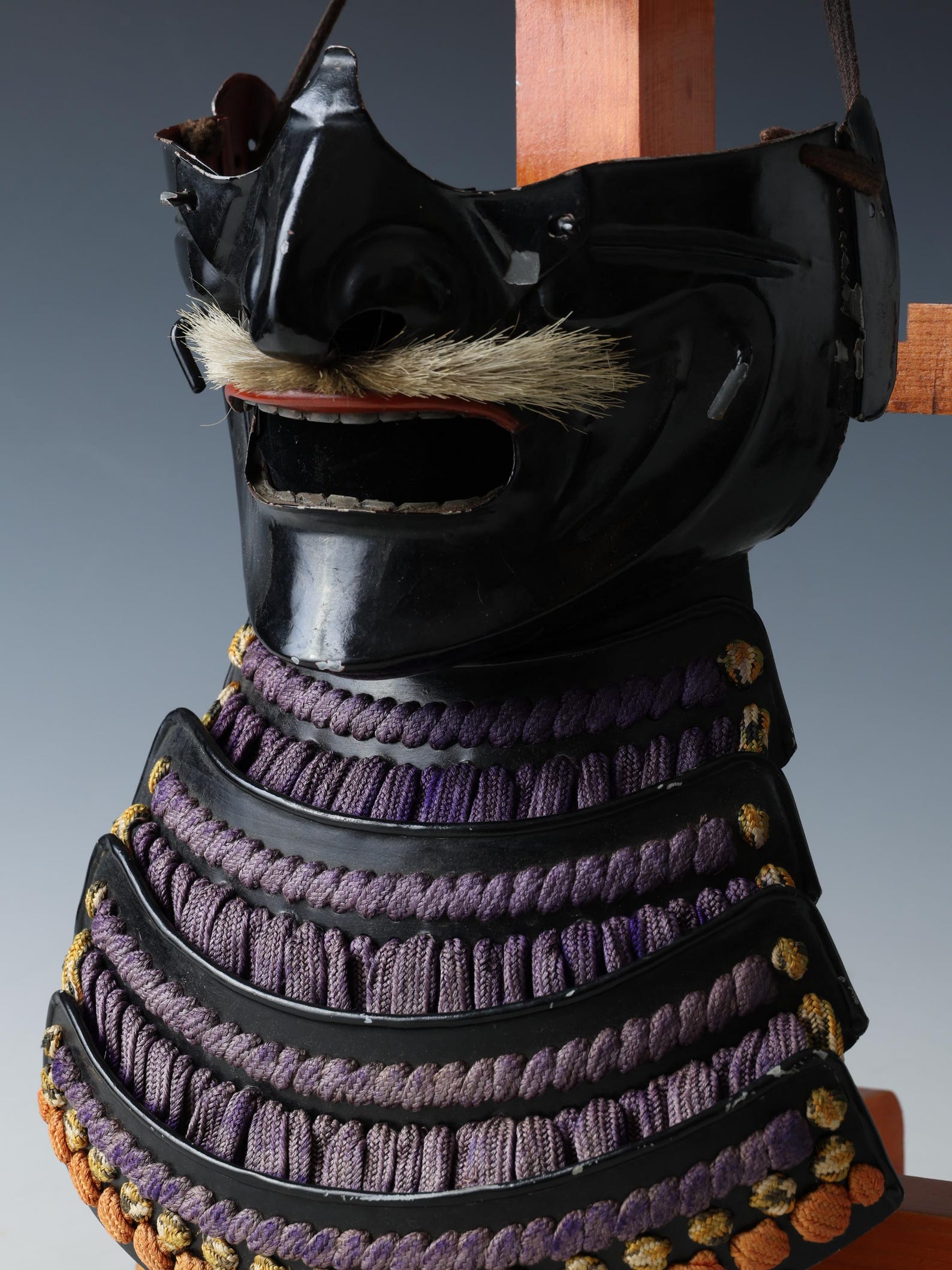 Old Vintage Japanese Samurai Menpo -wearable- 面頬 Tsushima Shogun - Etsy