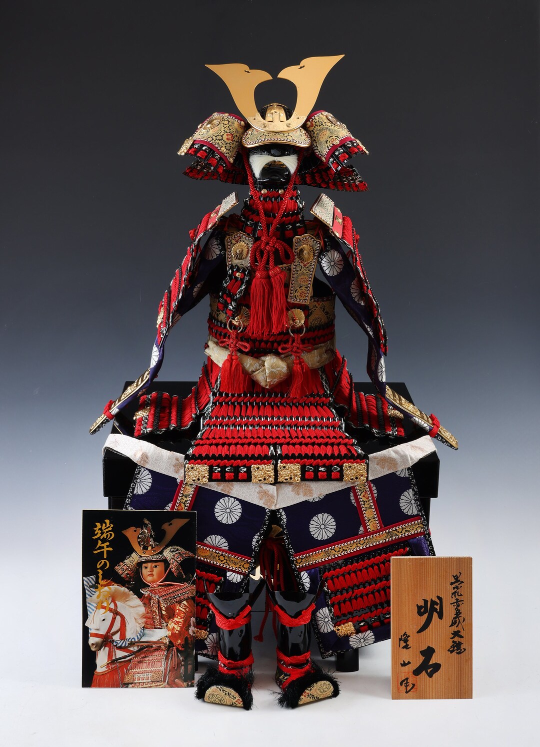 Japanese Beautiful Vintage Samurai Figure Doll -kamakura Style- Ghost ...