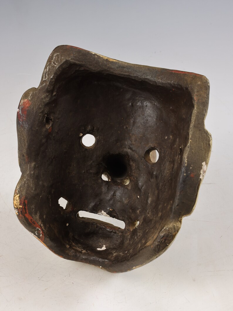 Old Vintage Japanese Paper Clay NOH MASK tengu Braggart - Etsy