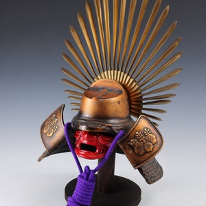 Japanese Old Vintage Samurai Helmet -hideyoshi's Kabuto- With a Mask - Etsy