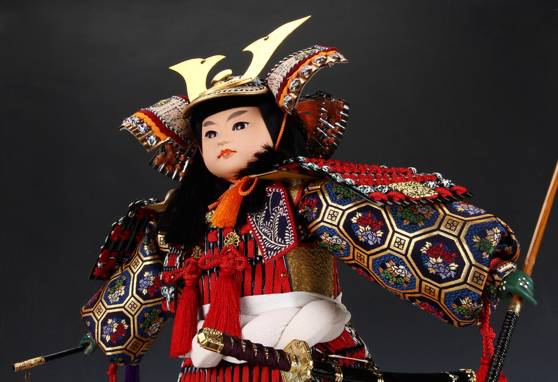 Vintage Japanese Samurai Doll the Little General Spear | Etsy