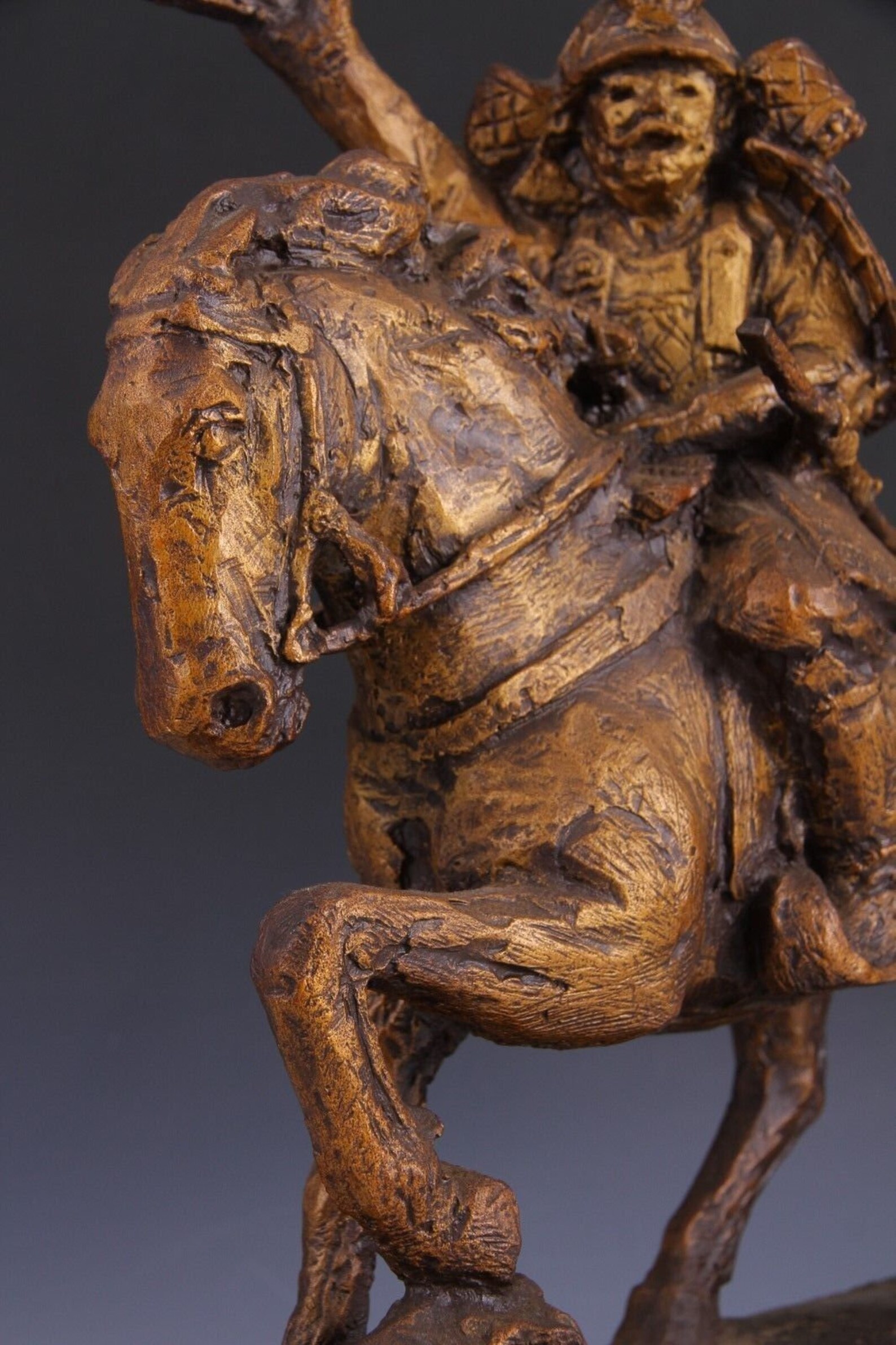 Seibo Kitamura samurai Kumagai Naozane Bronze Sculpture | Etsy