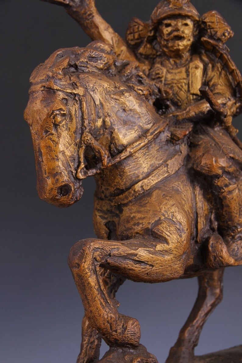 Seibo Kitamura samurai Kumagai Naozane Bronze Sculpture | Etsy