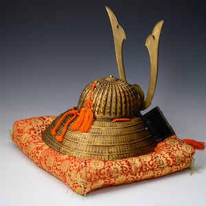 Massive Japanese Samurai Helmet -oda Nobunaga Helmet- Tsushima - Etsy