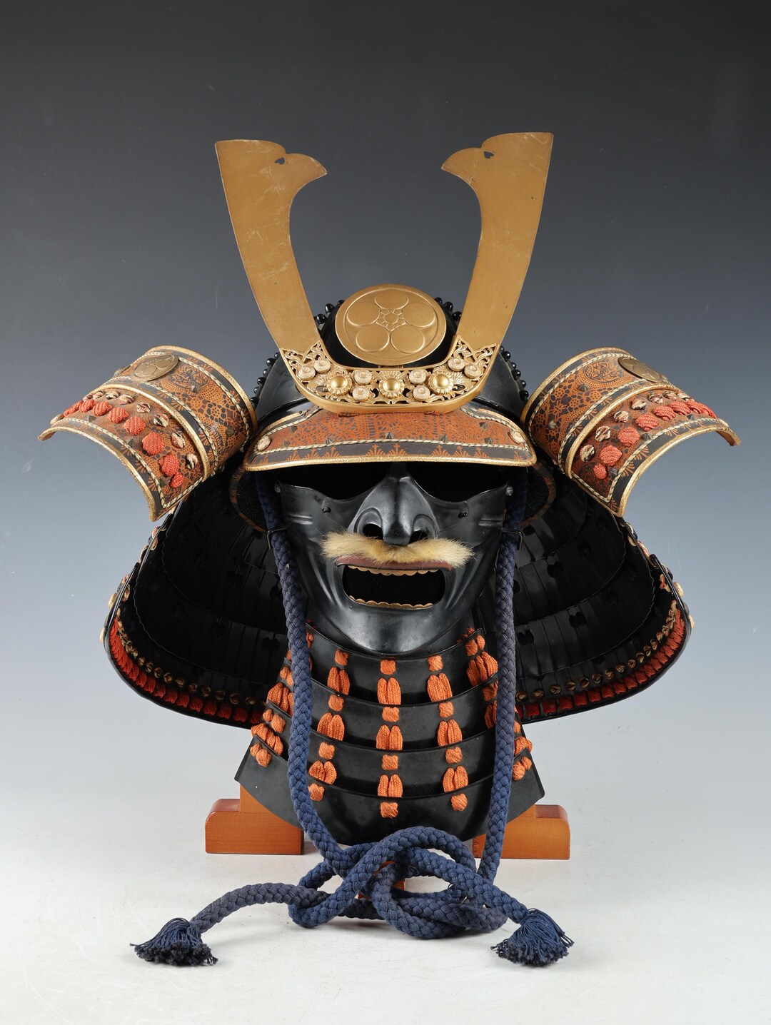 Japanese Samurai Wearable Kabuto Helmet With a Mask -marutake Kohnin ...