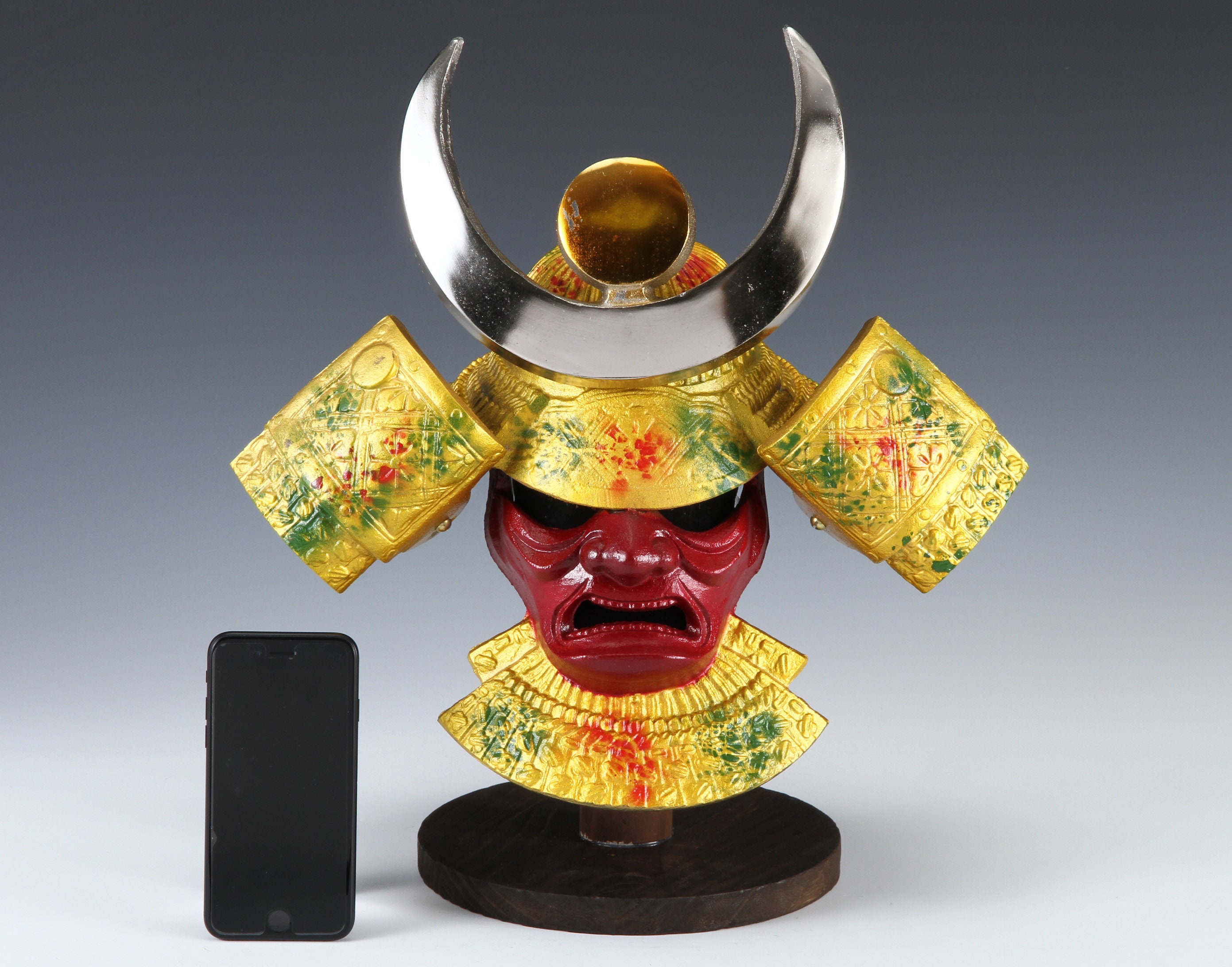 Rare Type Japanese Samurai Helmet takeda Shingen Kabuto With - Etsy