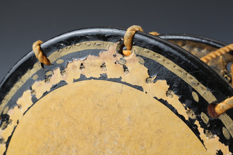 Old Vintage Japanese Traditional Drum Taiko shime Daiko - Etsy