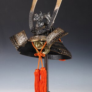 Japanese Stunning Black Samurai Helmet genji Dragon Kabuto Tsushima - Etsy