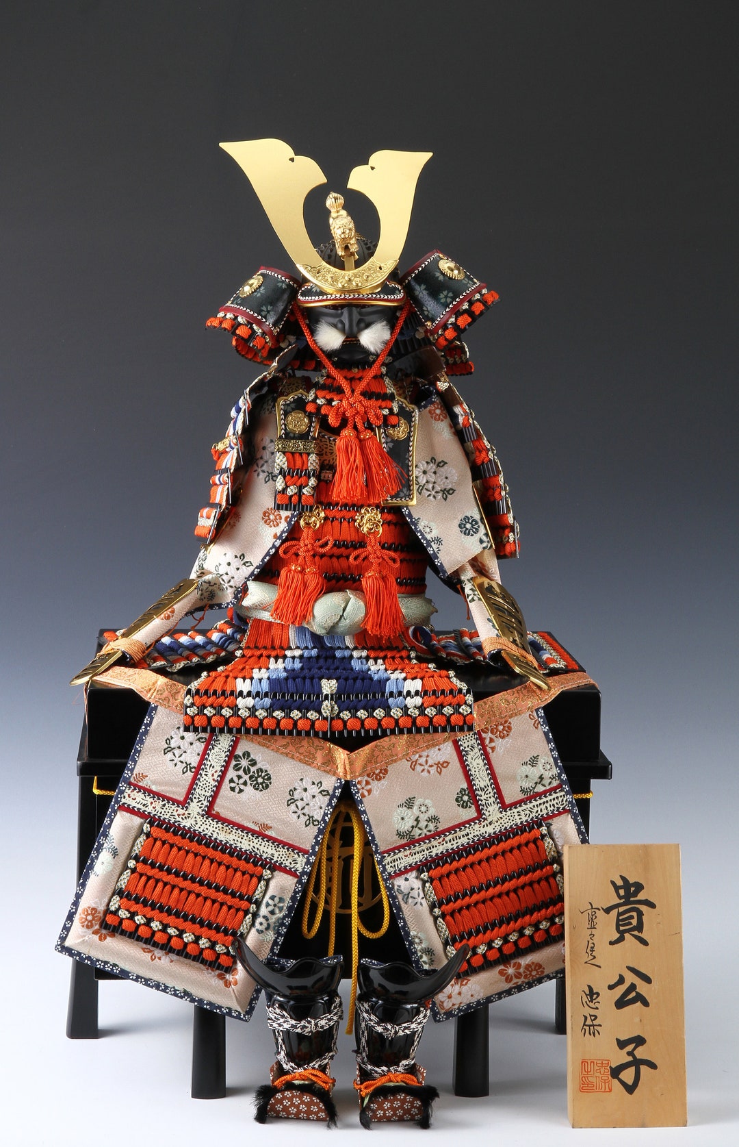 Japanese Beautiful Samurai Figure Doll -tadayasu Product- Tsushima - Etsy