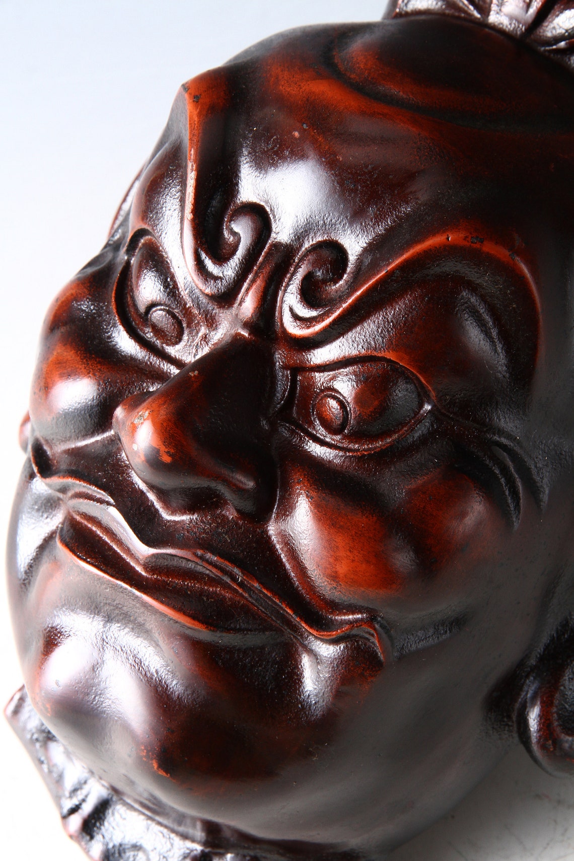 Vintage Japanese Iron Buddhism Mask nio Buddhism Mask Plaque - Etsy