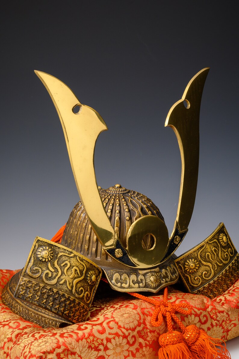 Massive Japanese Samurai Helmet oda Nobunaga Helmet Tsushima - Etsy