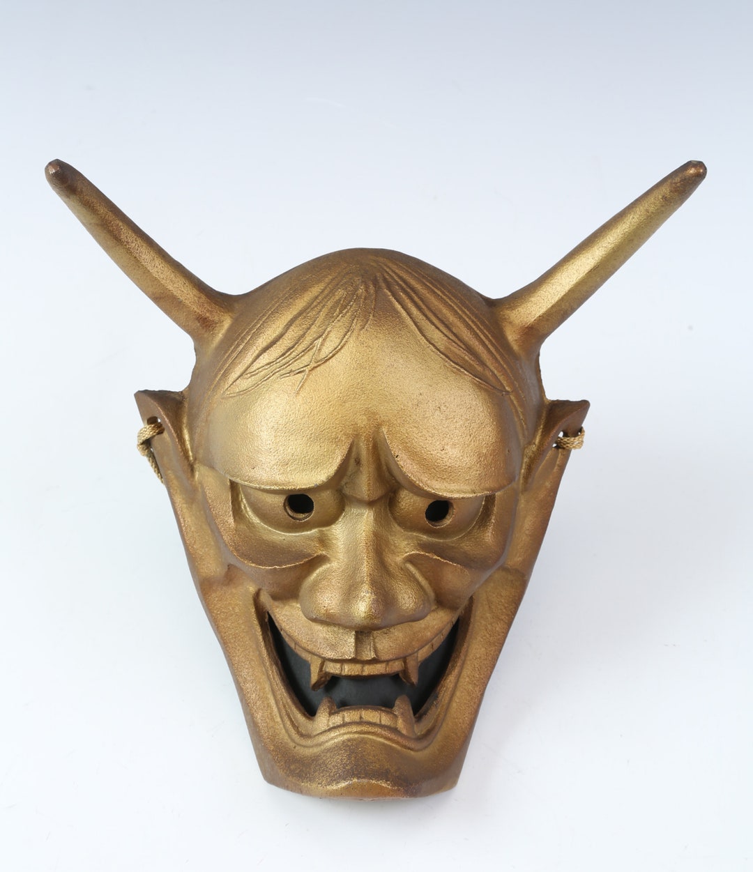 Made in Japan Beautiful Iron Noh Mask Hannya 般若 -jealousy Woman ...