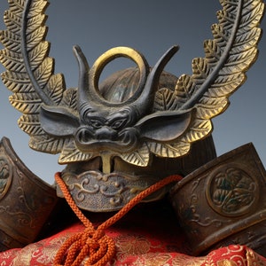 Old Beautiful Vintage Samurai Helmet -TOKUGAWA Ieyasu's Kabuto- Rare ...