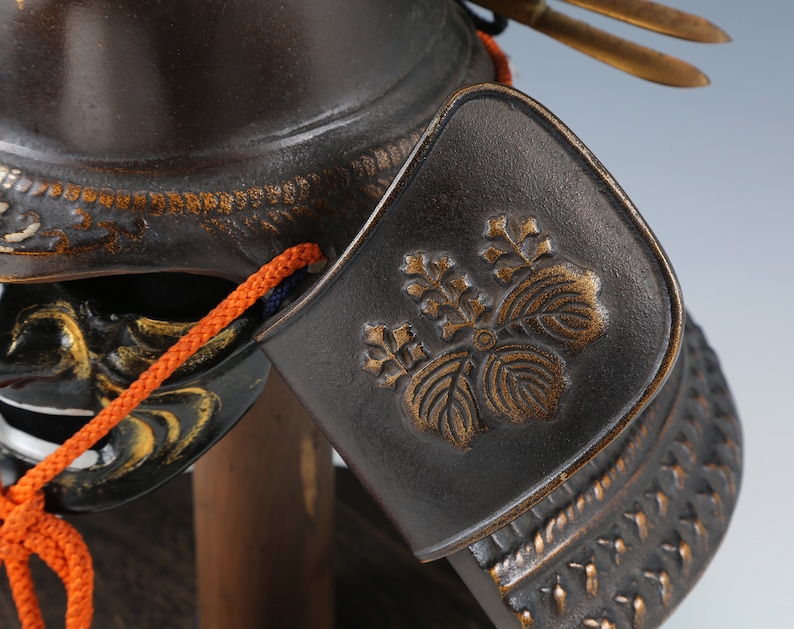 Japanese Old Vintage Samurai Helmet -hideyoshi's Kabuto- With a Mask - Etsy