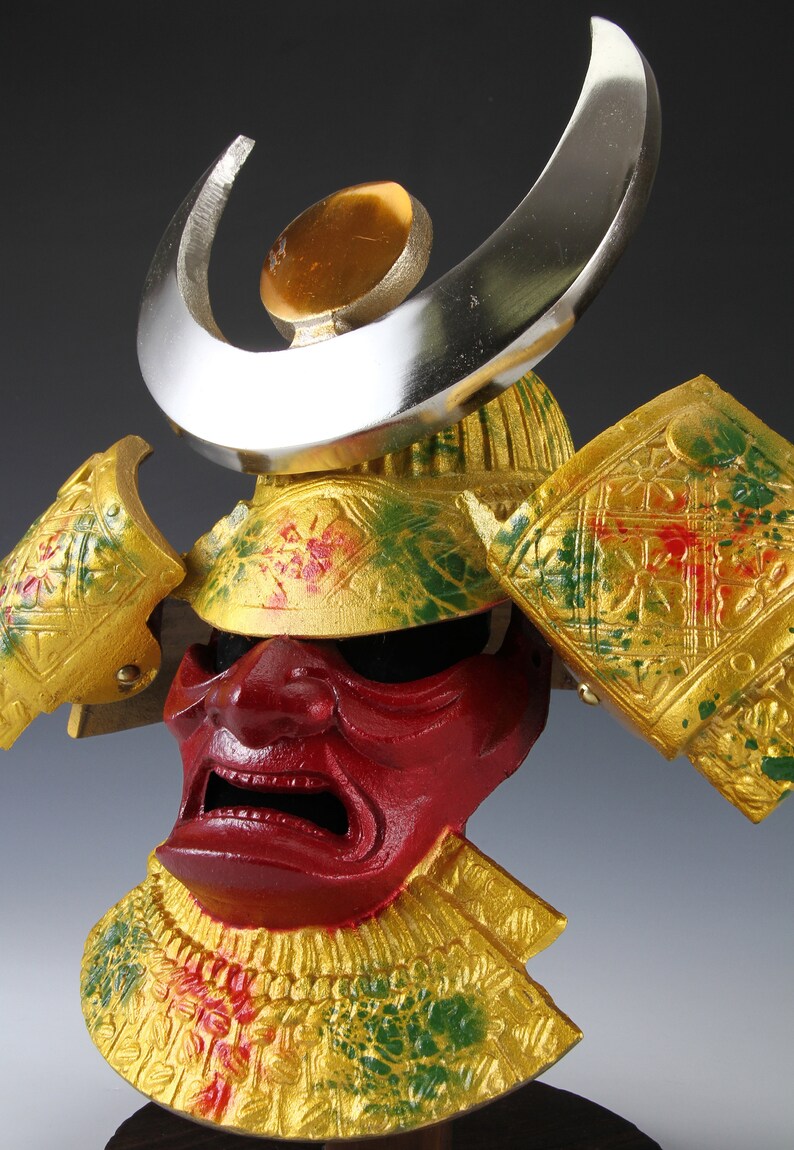 Rare Type Japanese Samurai Helmet takeda Shingen Kabuto With - Etsy