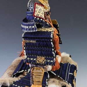 Vintage Japanese Samurai Figure Doll – Sengoku Era Armor, Tsushima ...