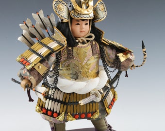 Beautiful Japanese Samurai Doll the Little General With His | Etsy
