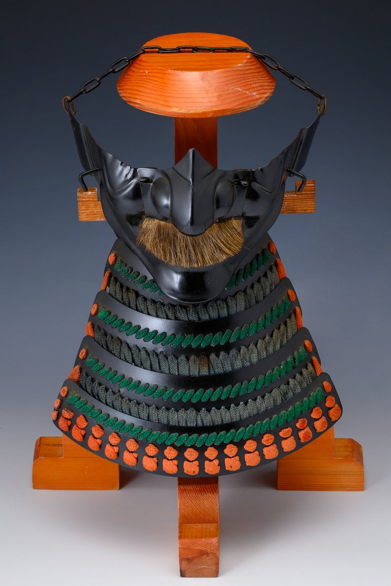 Vintage Japanese Samurai Menpo wearable Marutake Product - Etsy