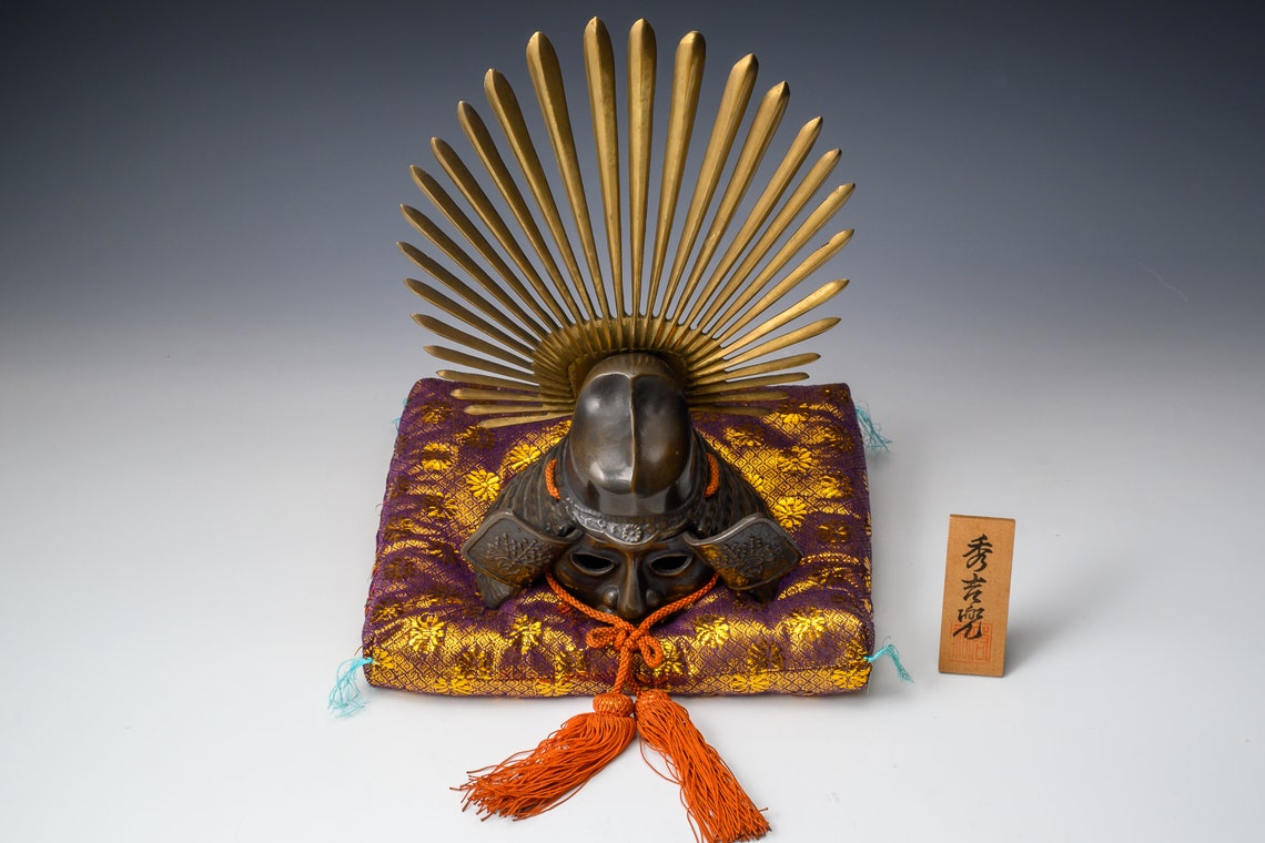 Samurai Helmet hideyoshi Small Size Helmet With a Traditional - Etsy