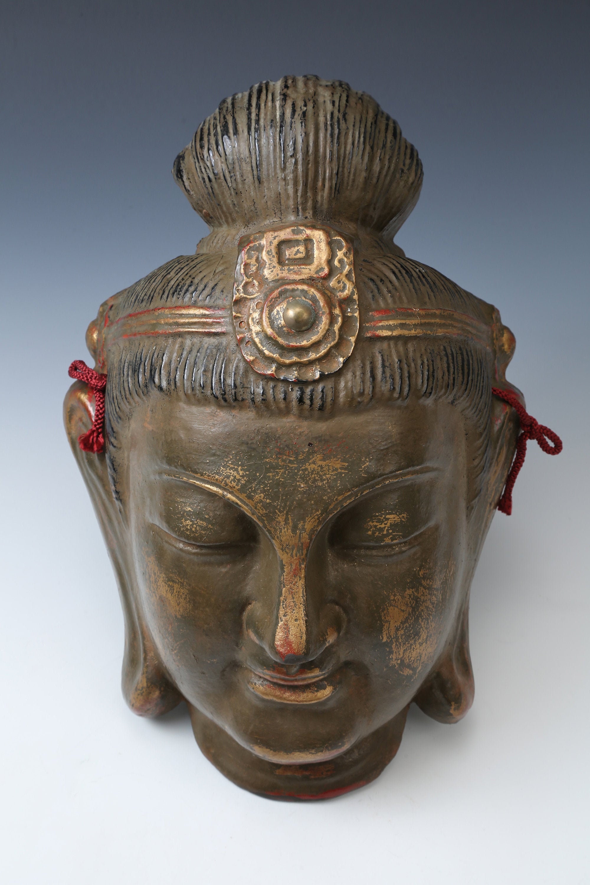 Old Vintage Large Size Paper Clay Buddhism Mask buddha Early | Etsy