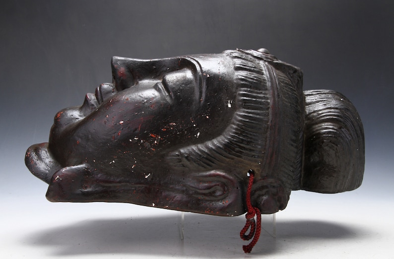 Old Vintage Plaster Buddhism Mask sho Kannon Showa Period - Etsy