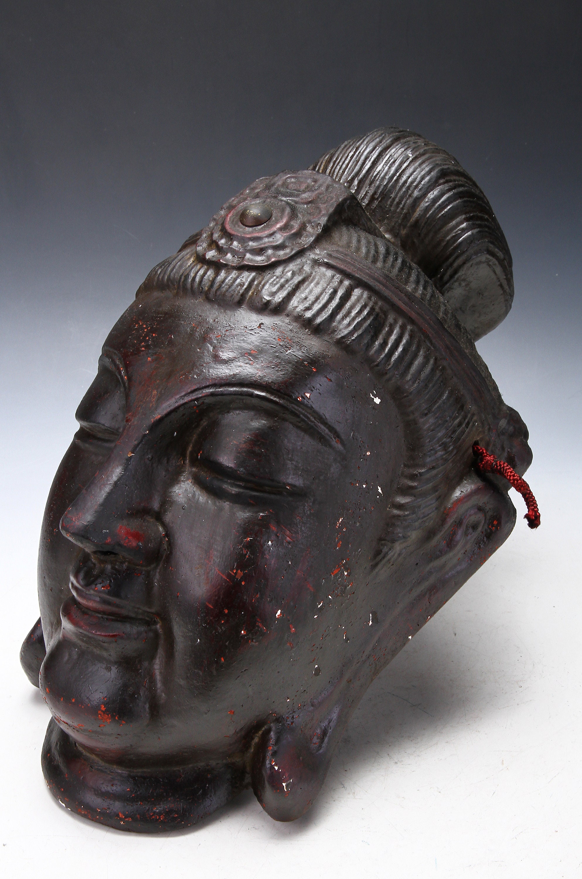Old Vintage Plaster Buddhism Mask sho Kannon Showa Period | Etsy