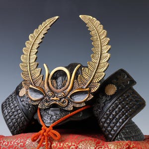 Japanese Old Vintage Samurai Helmet TOKUGAWA IEYASU Rare - Etsy