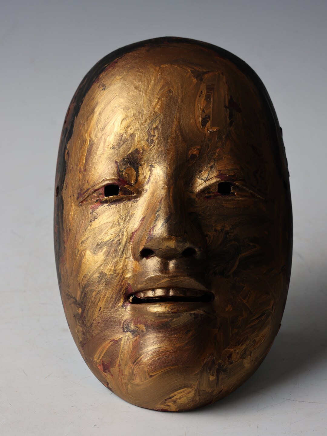 Kyoto Vintage Colored Resin NOH MASK -young Lady- 小面 Ko-omote Tsushima ...