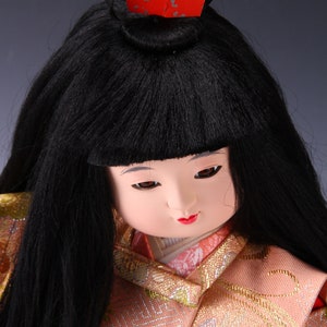 Japanese Real Gofun Kyo Doll kawaii Gosho Doll Ichimatsu Style - Etsy