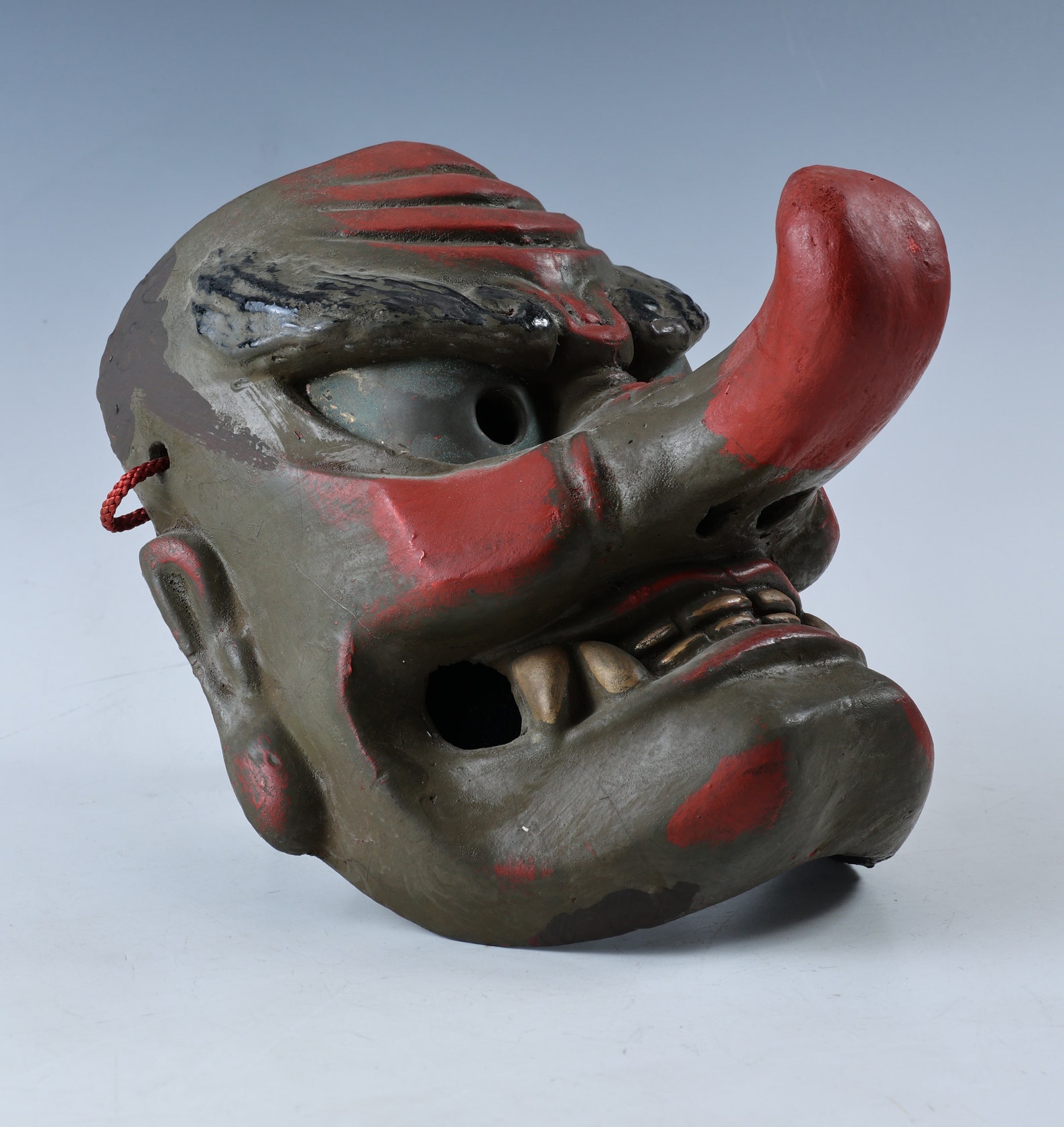 Old Vintage Japanese Paper Clay NOH MASK tengu Braggart Rare - Etsy