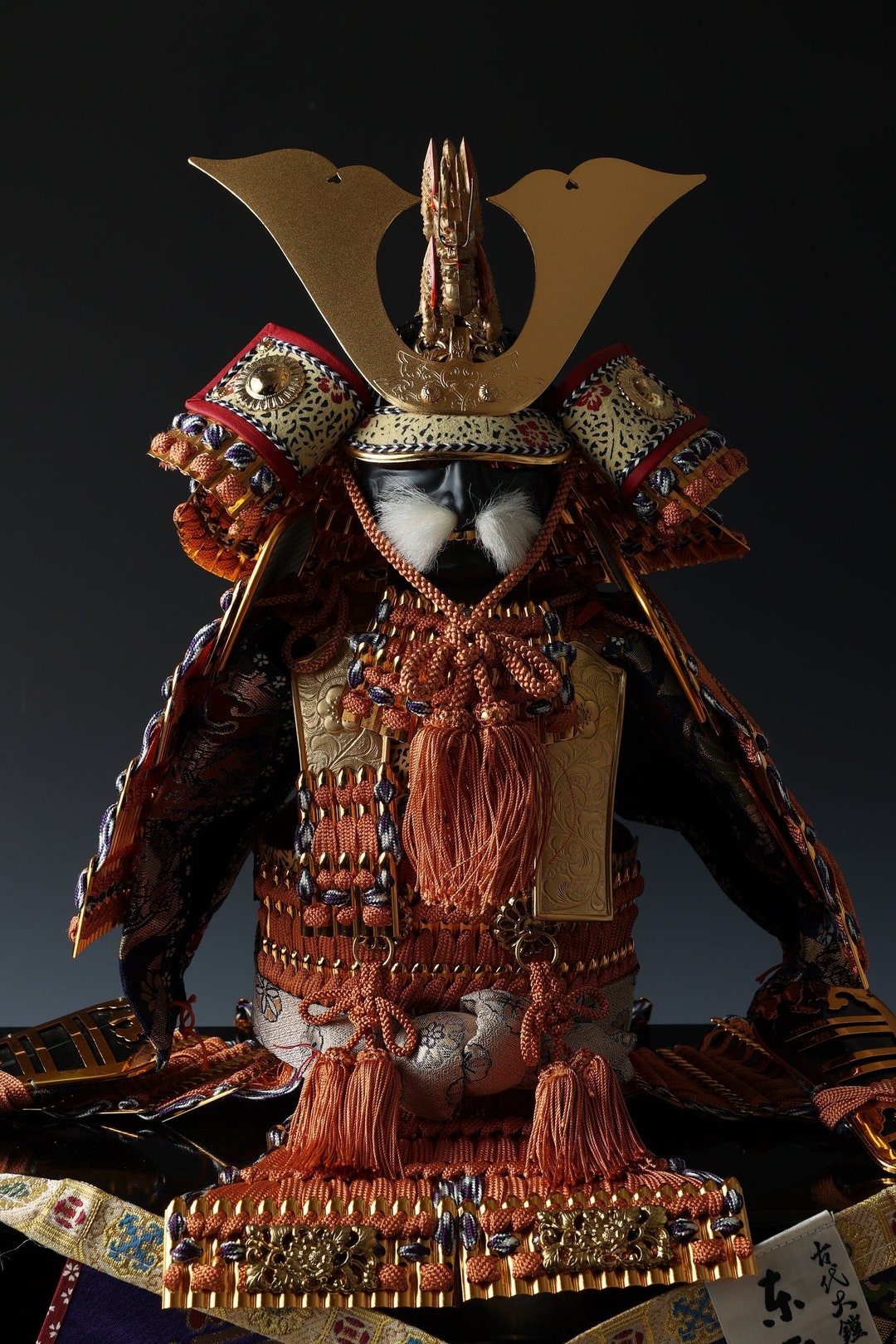 Japanese Beautiful Old Vintage Samurai Figure Doll -tadayasu Product ...