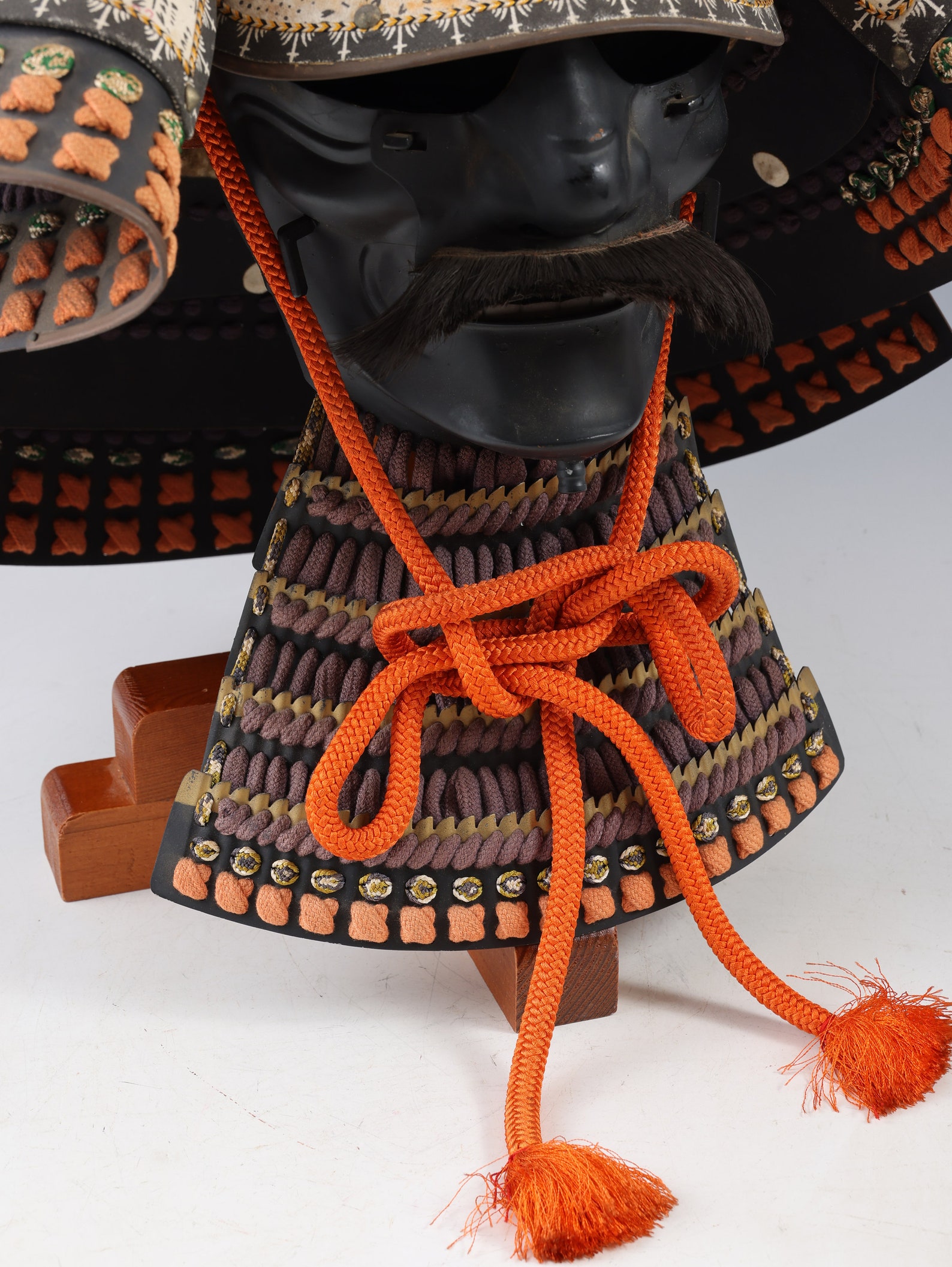 Japanese Old Vintage Samurai Wearable Kabuto Helmet With a Mask ...