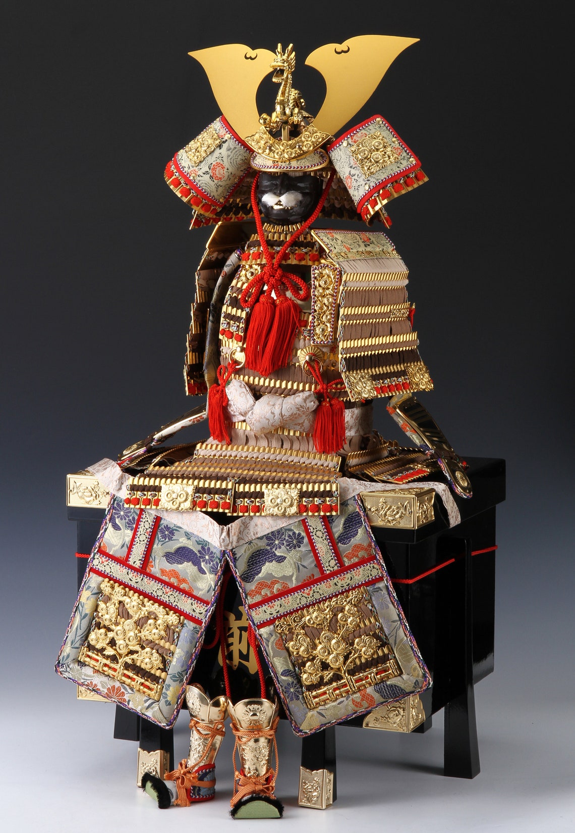 Japanese Beautiful Vintage Samurai Figure Doll kyugetsu - Etsy