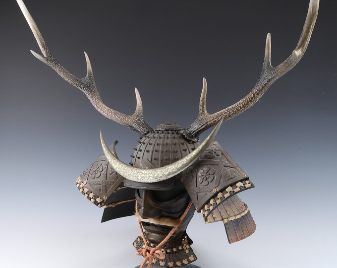 Largest Size Samurai Helmet great Shikanosuke Kabuto With a - Etsy