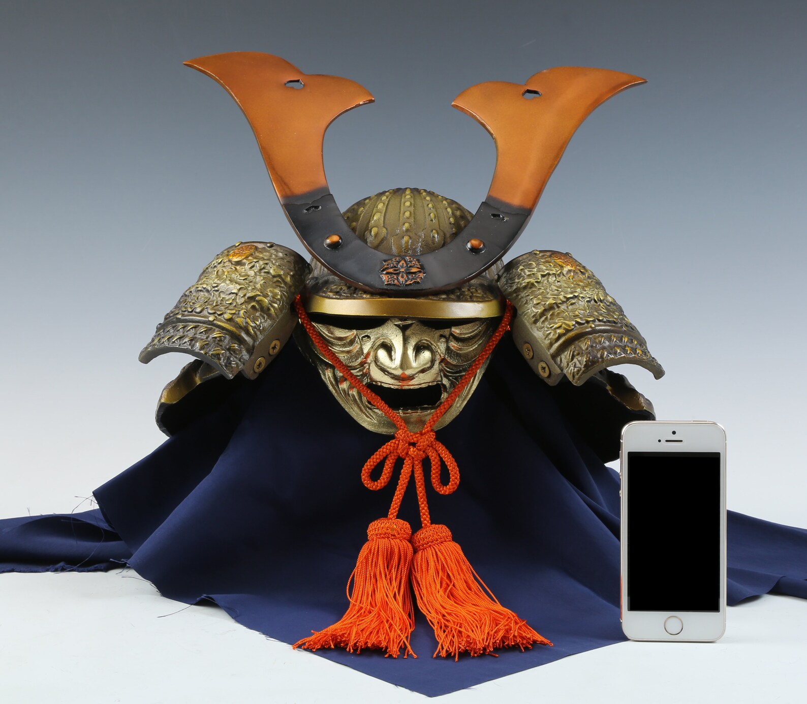 Samurai Helmet minamoto Zuisho Kabuto With a Mask Tsushima - Etsy