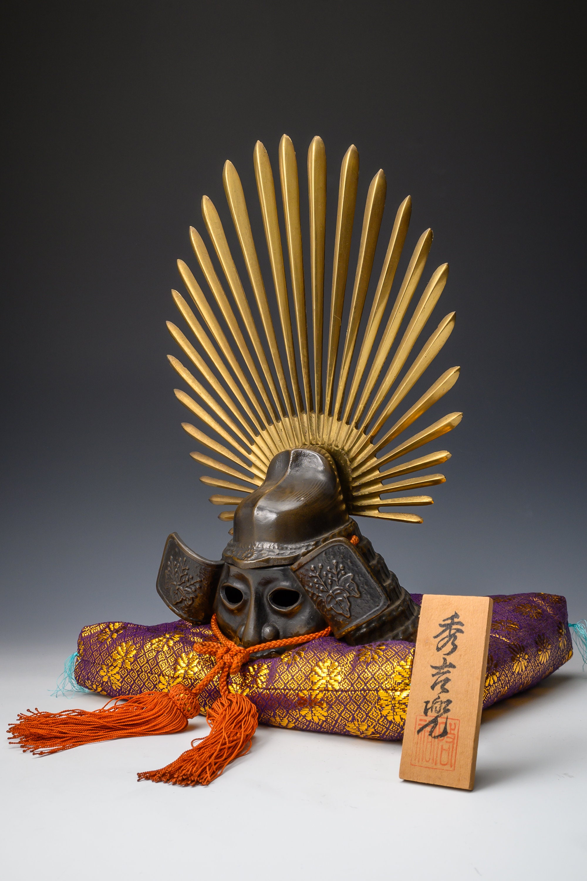 Samurai Helmet hideyoshi Small Size Helmet With a Traditional - Etsy