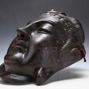 Old Vintage Plaster Buddhism Mask sho Kannon Showa Period 聖観音 - Etsy