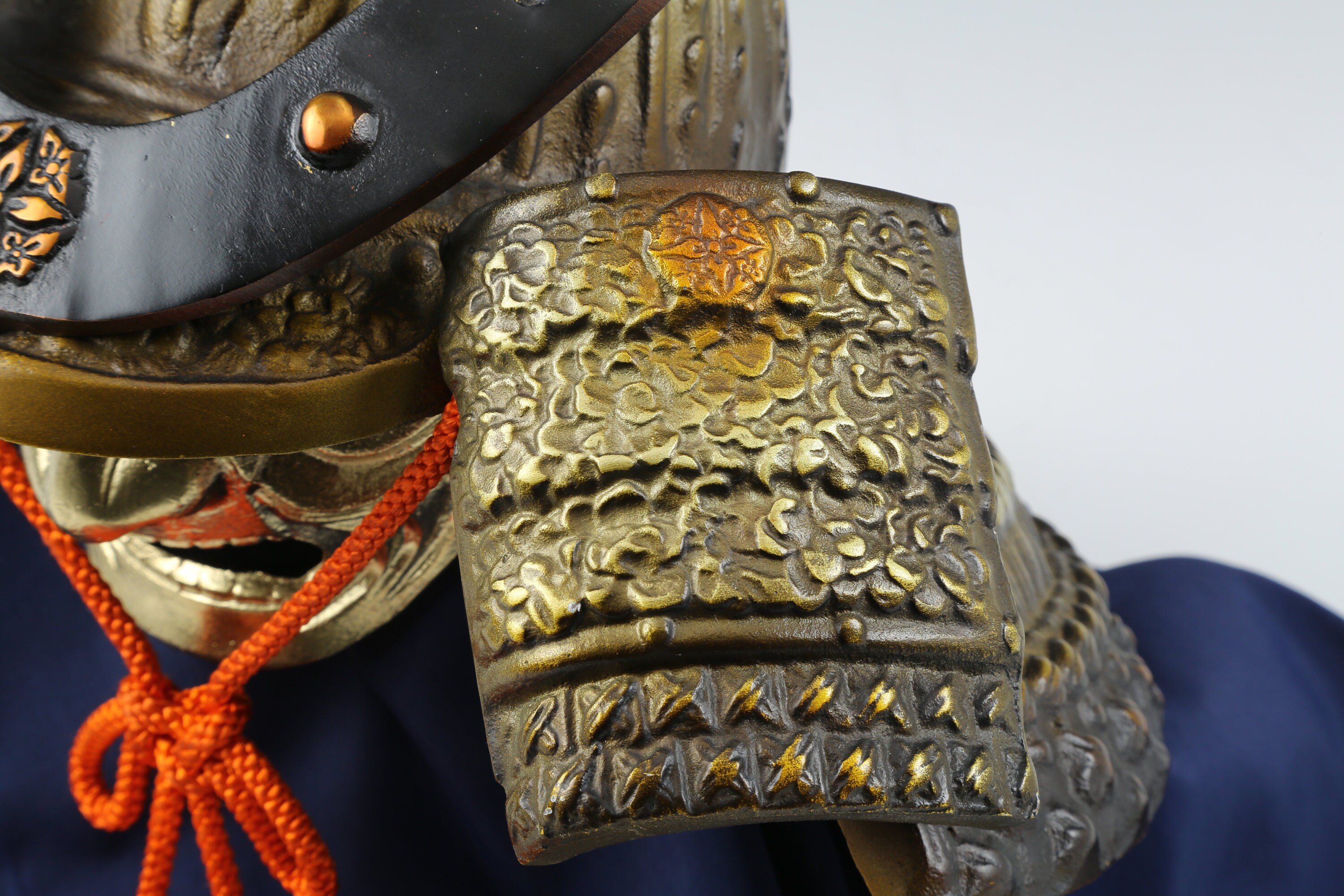 Samurai Helmet -minamoto Zuisho Kabuto With a Mask- Tsushima Signed - Etsy