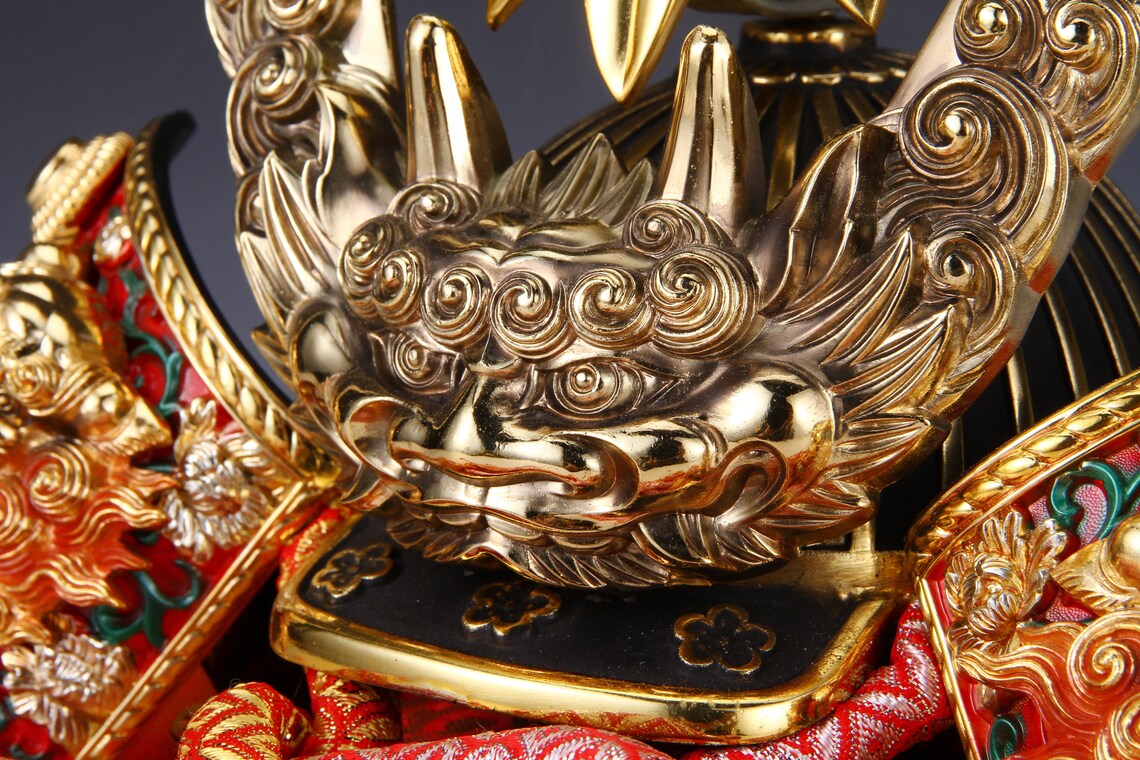 Japanese Fabulous Samurai Helmet yoshitsune Kabuto - Etsy