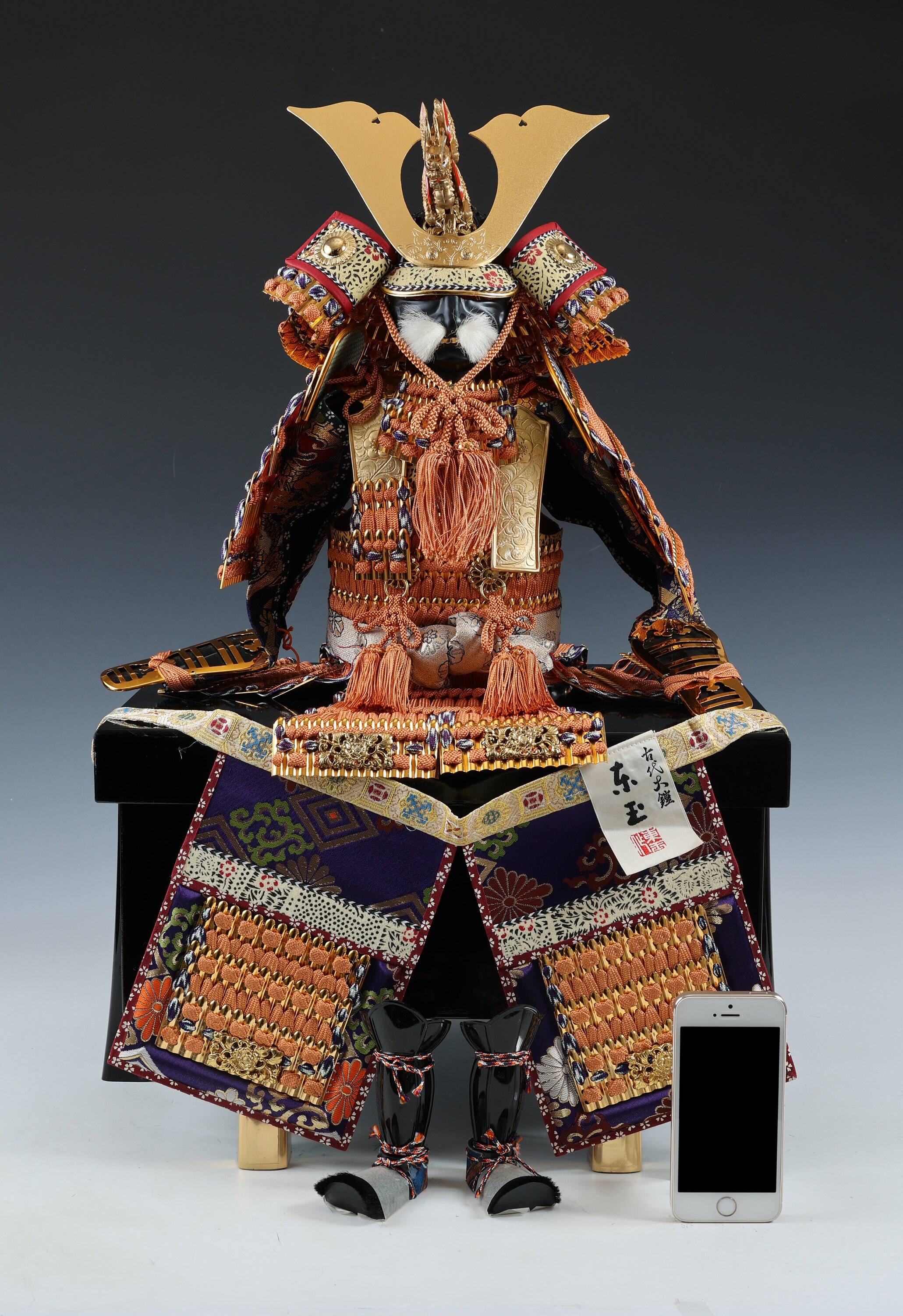 Japanese Beautiful Old Vintage Samurai Figure Doll -tadayasu Product ...