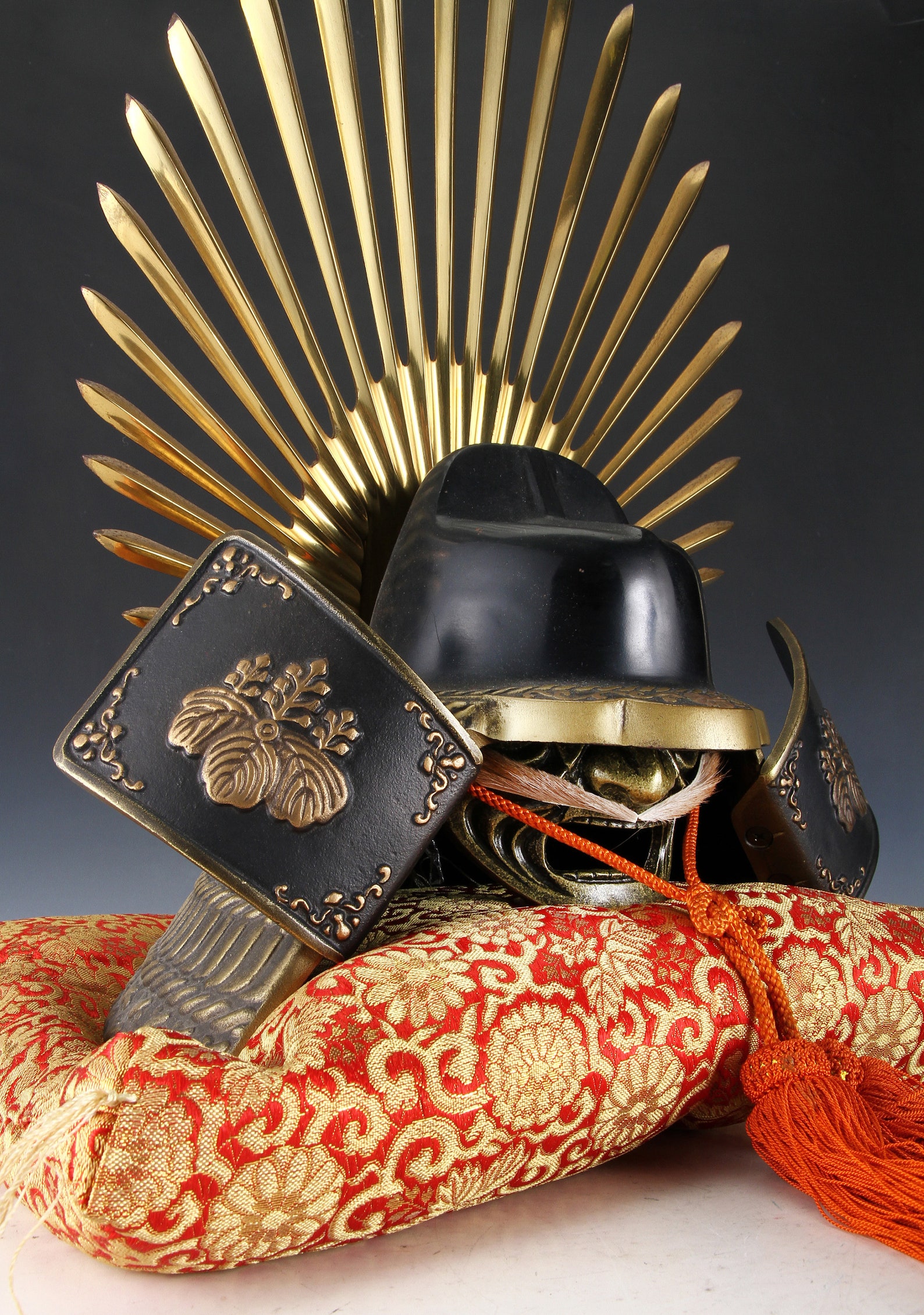 Japanese Samurai Helmet Hideyoshi's Kabuto Rare Type | Etsy