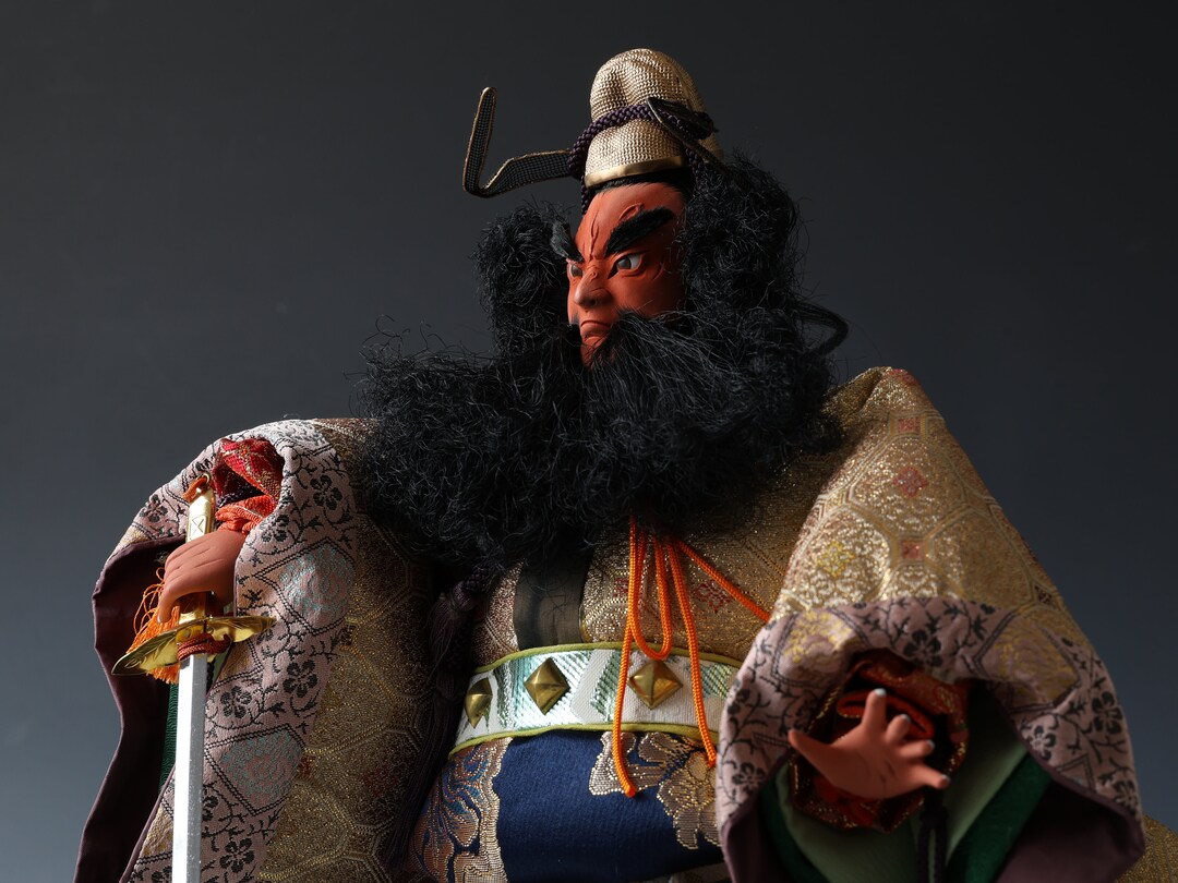 Japanese Vintage Doll Vanquisher of Ghosts and Evil Beings -shoki- 鐘馗 ...