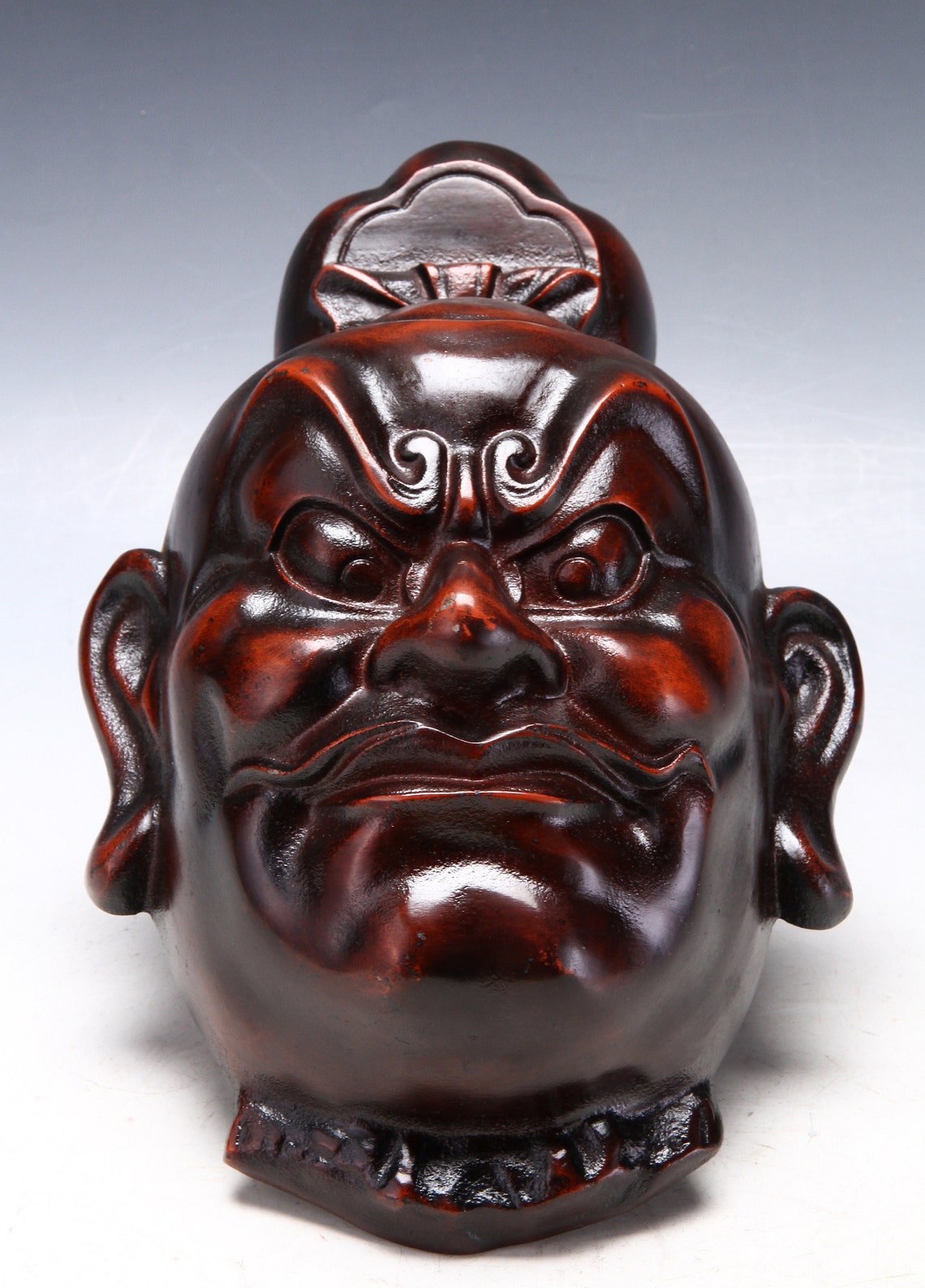 Vintage Japanese Iron Buddhism Mask nio Buddhism Mask Plaque - Etsy