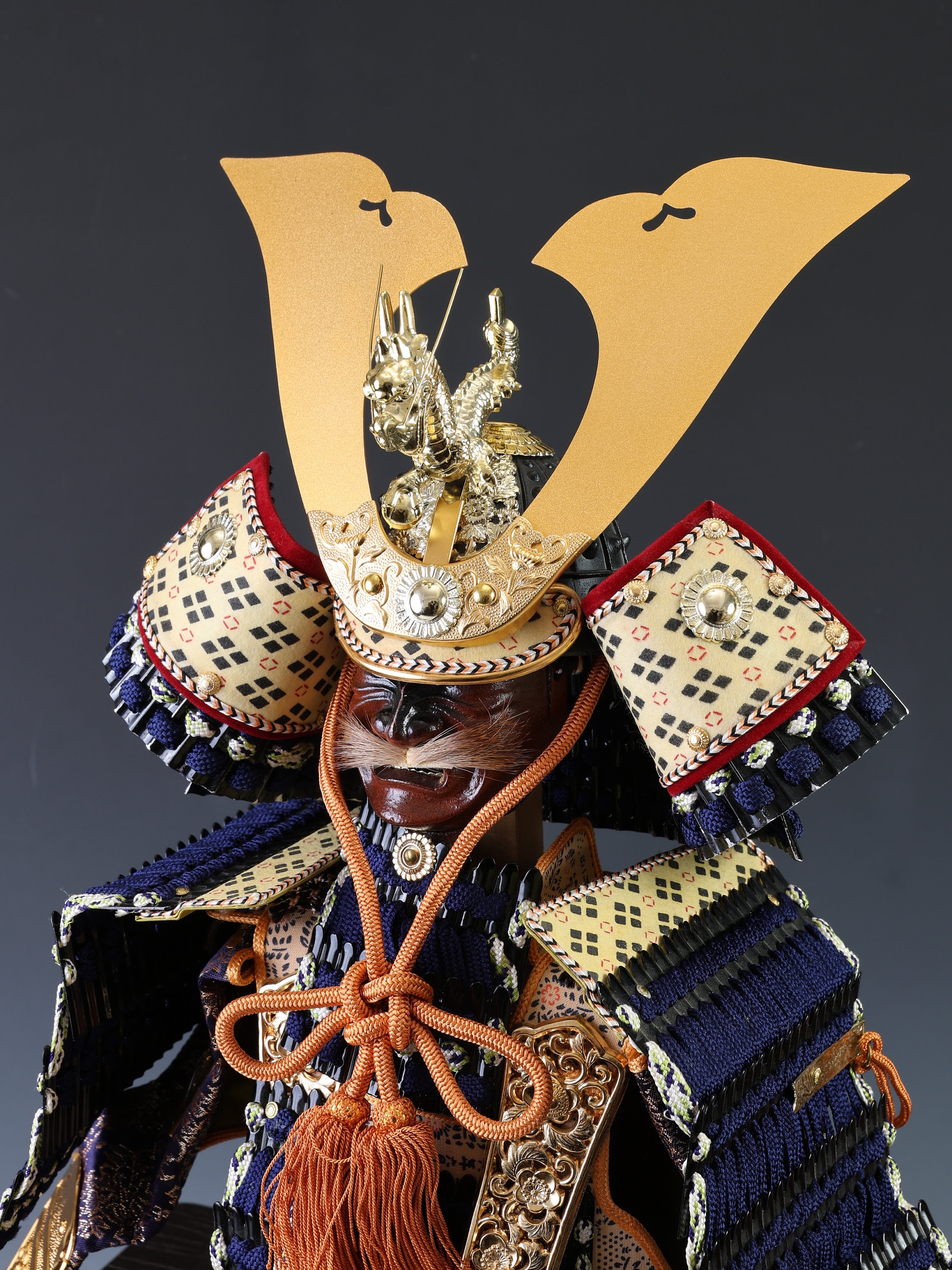 Vintage Japanese Samurai Figure Doll – Sengoku Era Armor, Tsushima ...