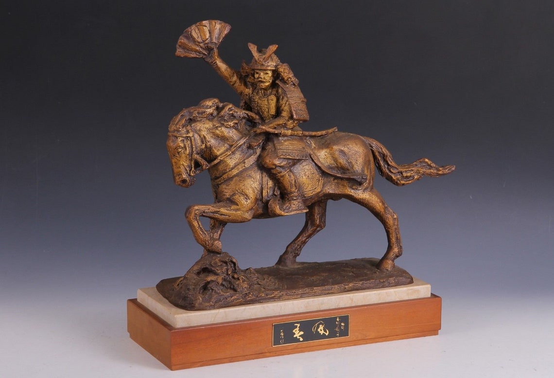 Seibo Kitamura samurai Kumagai Naozane Bronze Sculpture | Etsy