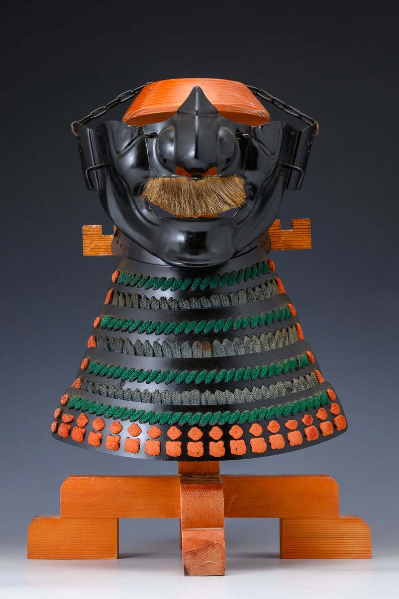 Vintage Japanese Samurai Menpo wearable Marutake Product | Etsy