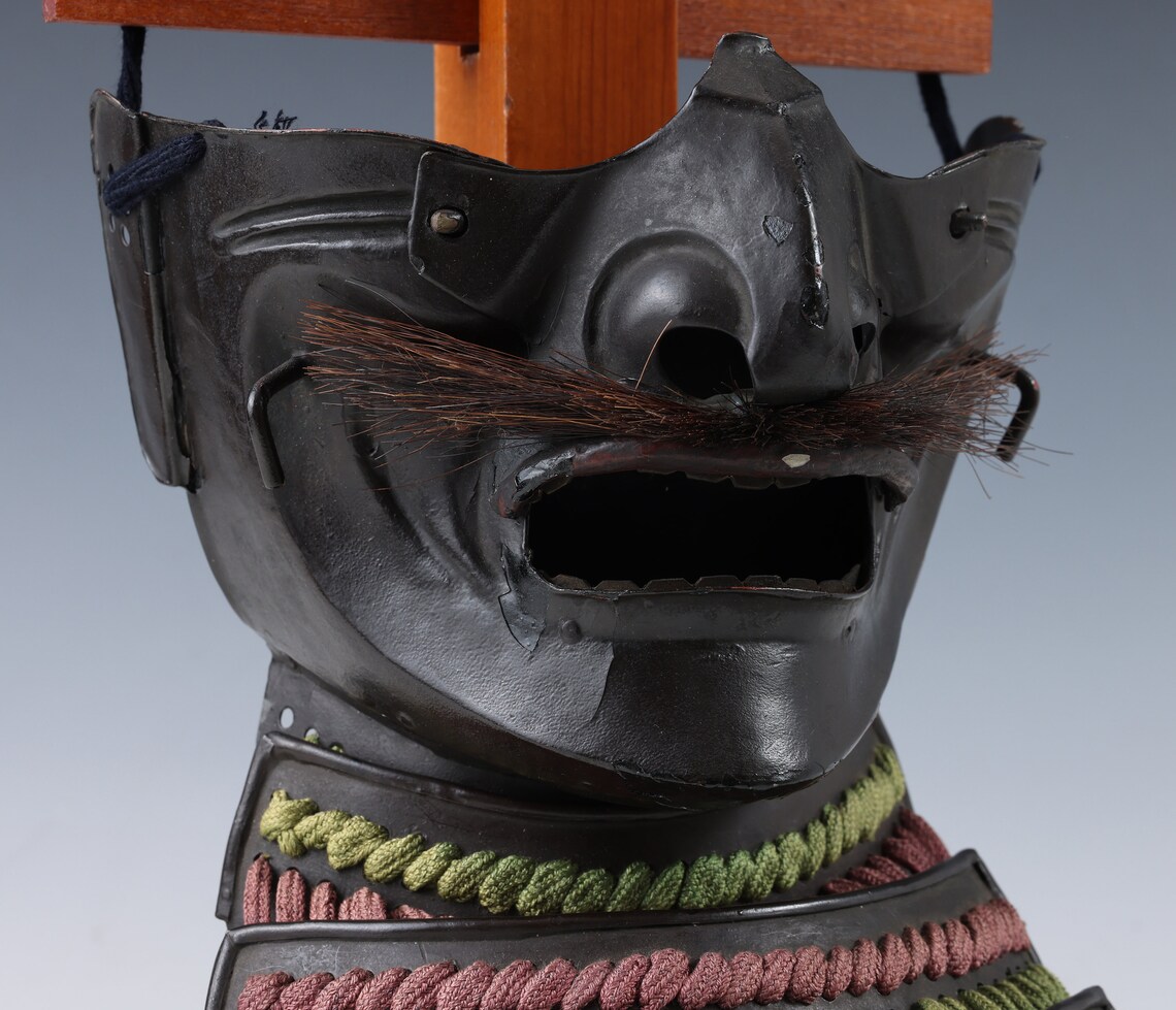 Vintage Japanese Samurai Menpo -wearable- Marutake Product Tsushima - Etsy
