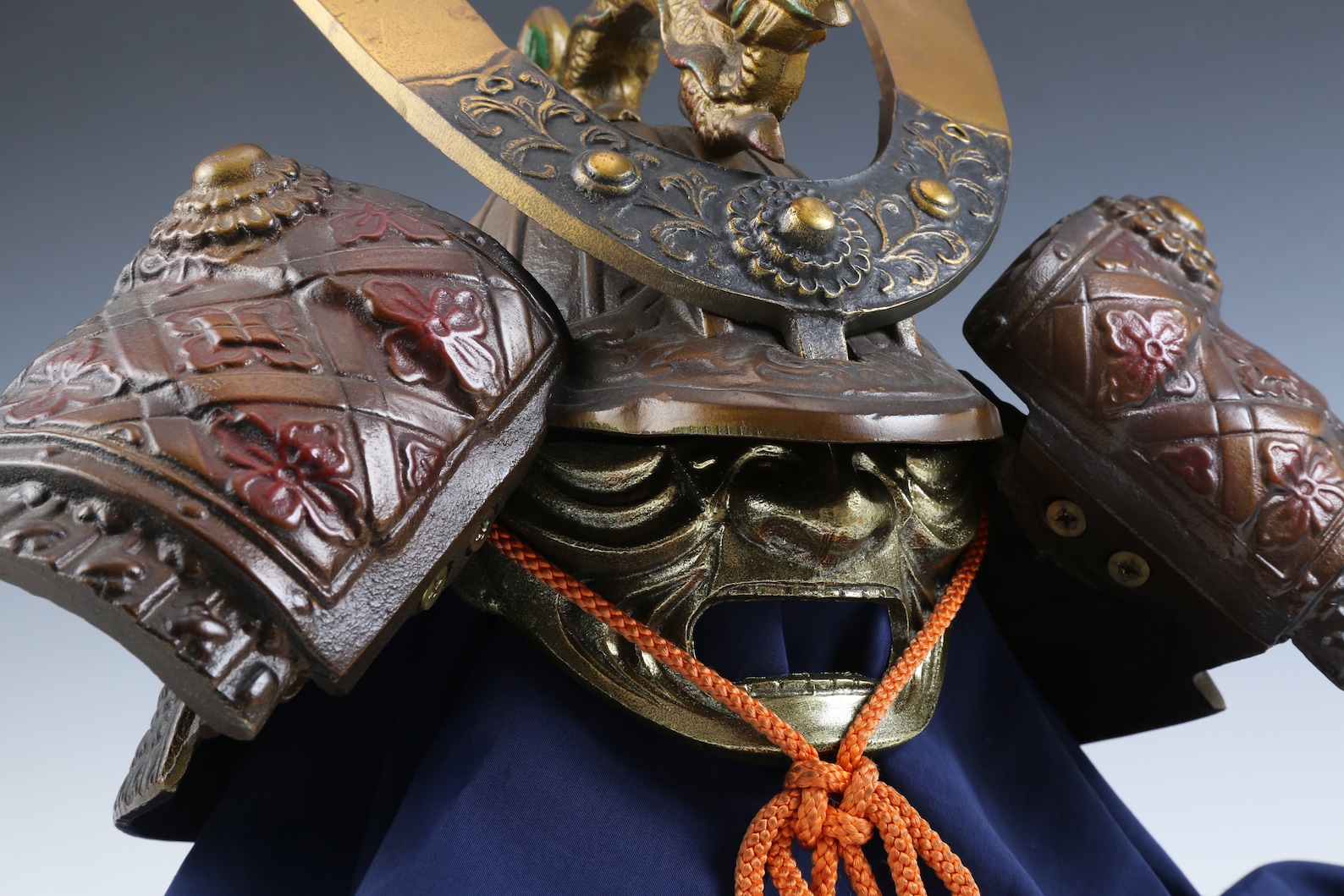 Samurai Helmet genji Tametomo Zuisho Kabuto With a Mask Rare - Etsy